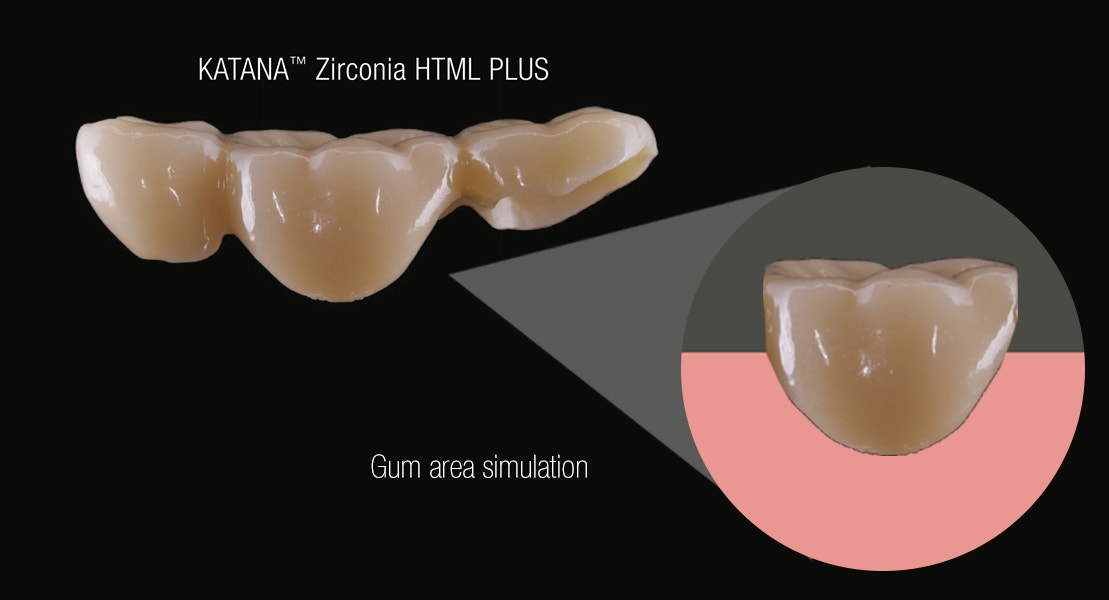 KATANA Zirconia HTML Plus| mulit-layered disc | High-strength