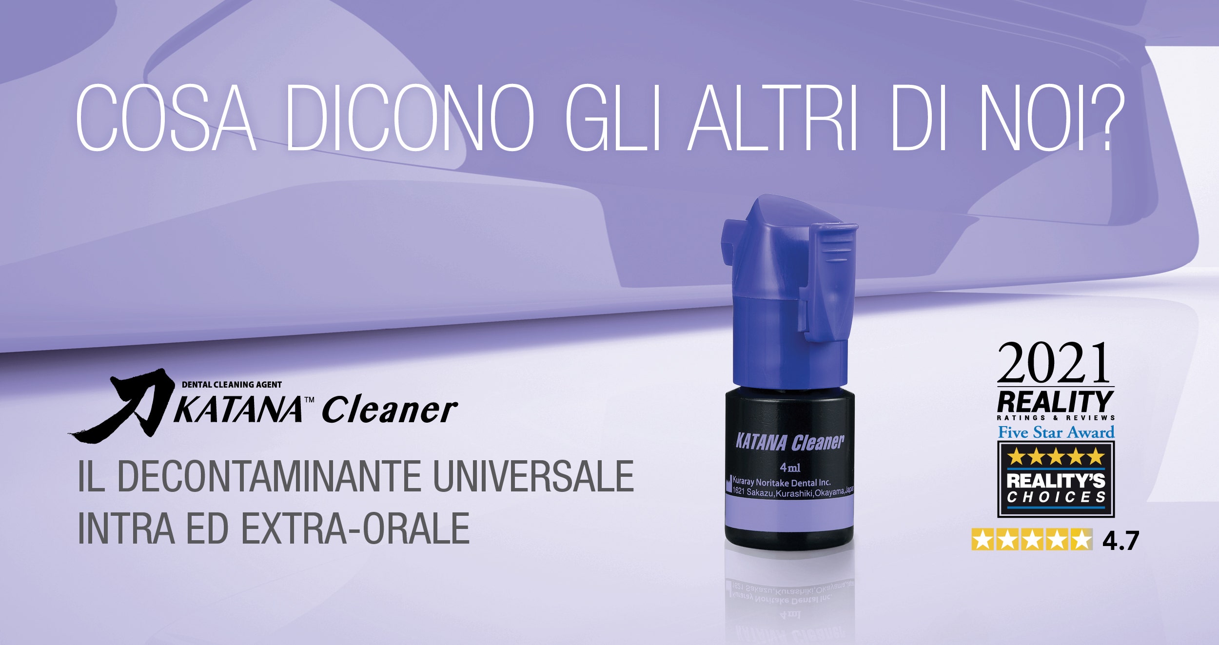 KATANA™ Cleaner: il decontaminante universale